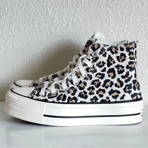 Converse | Shoes | Converse Chuck Taylor Lift Hi Top Platform Cheetah ...